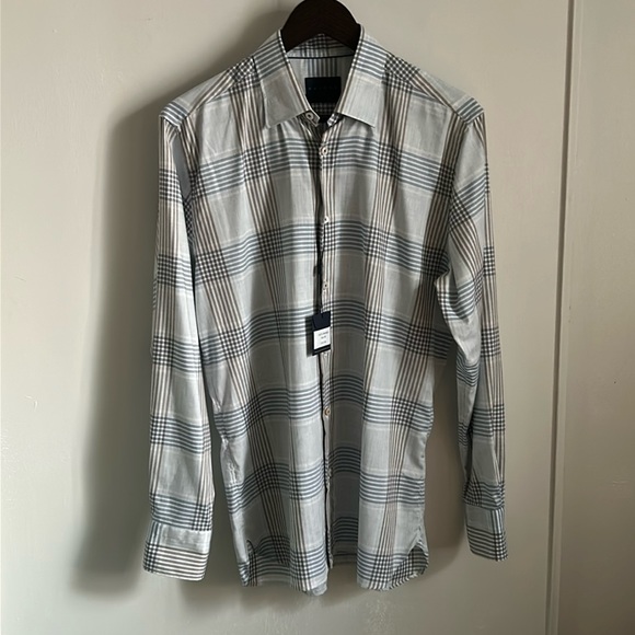 Calder of Carmel | Shirts | New Calder Of Carmel Luxe Herringbone Twill ...